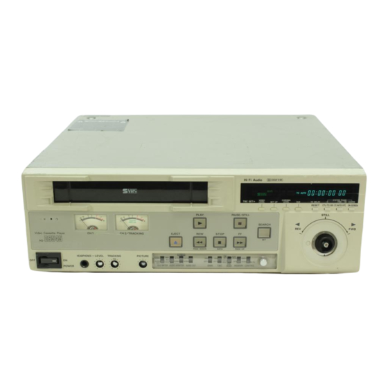 PANASONIC AG-DS555 SPECIFICATION Pdf Download | ManualsLib