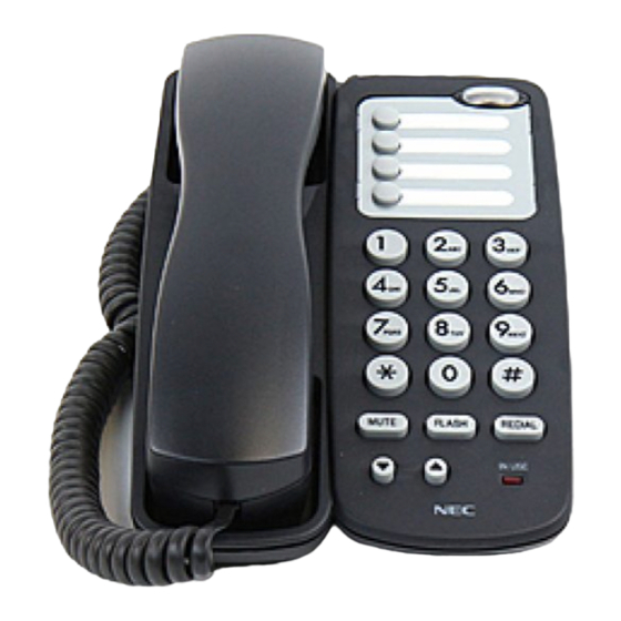 NEC SL1000 USER MANUAL Pdf Download | ManualsLib