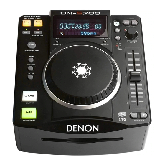 DENON DN-S700 OWNER'S MANUAL Pdf Download | ManualsLib