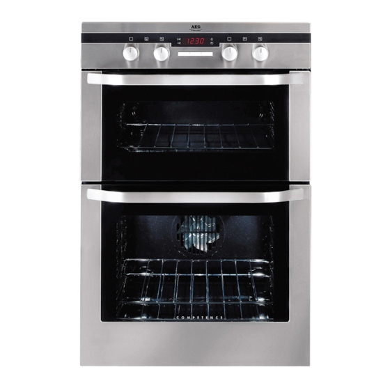 AEG ELECTROLUX COMPETENCE D3100-5-M INSTALLATION AND OPERATING ...