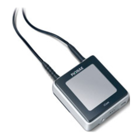 PHONAK ICOM USER MANUAL Pdf Download | ManualsLib