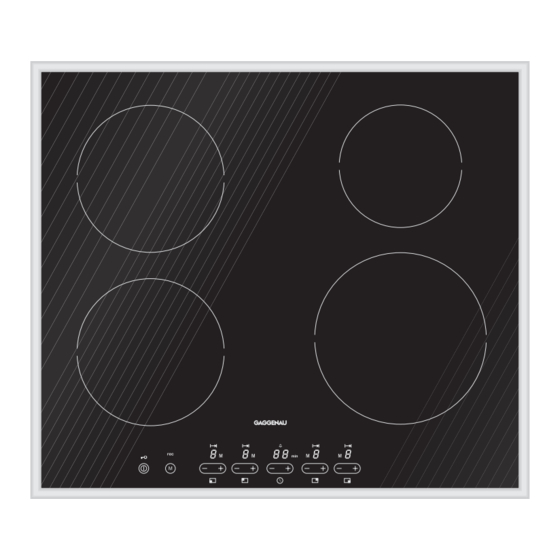 GAGGENAU CI 263110 OPERATING INSTRUCTIONS MANUAL Pdf Download | ManualsLib