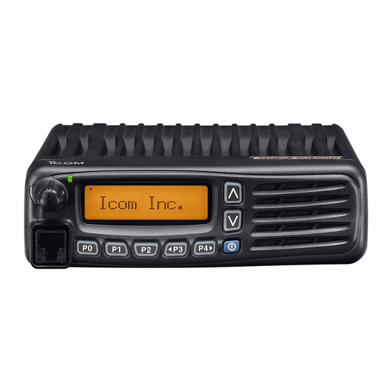 ICOM IC-F6062 INSTRUCTION MANUAL Pdf Download | ManualsLib