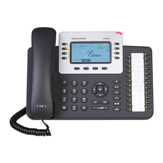 GRANDSTREAM NETWORKS GXP2124 USER MANUAL Pdf Download | ManualsLib