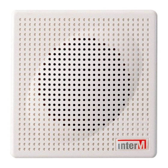 INTER-M APT-01A SPECIFICATIONS Pdf Download | ManualsLib