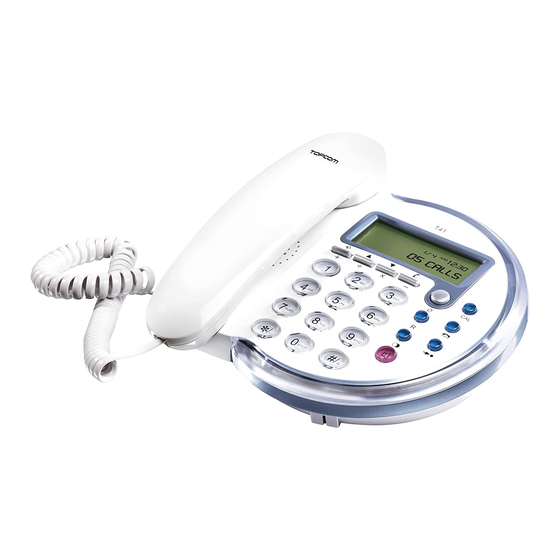 TOPCOM T41 USER MANUAL Pdf Download | ManualsLib