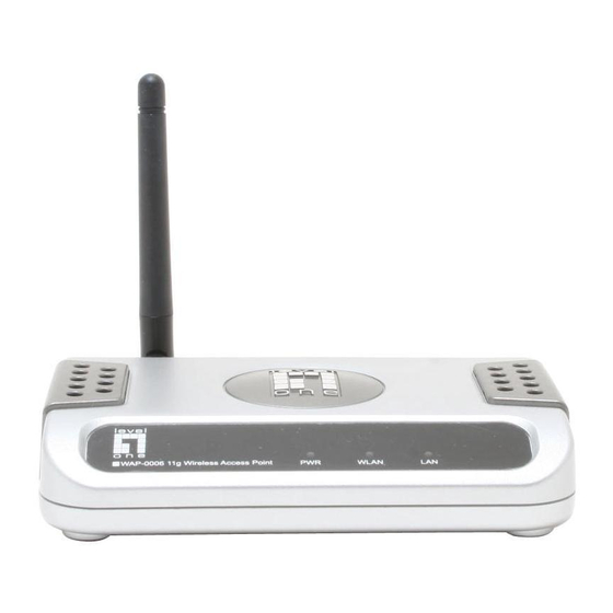LEVELONE WAP-0006 USER MANUAL Pdf Download | ManualsLib