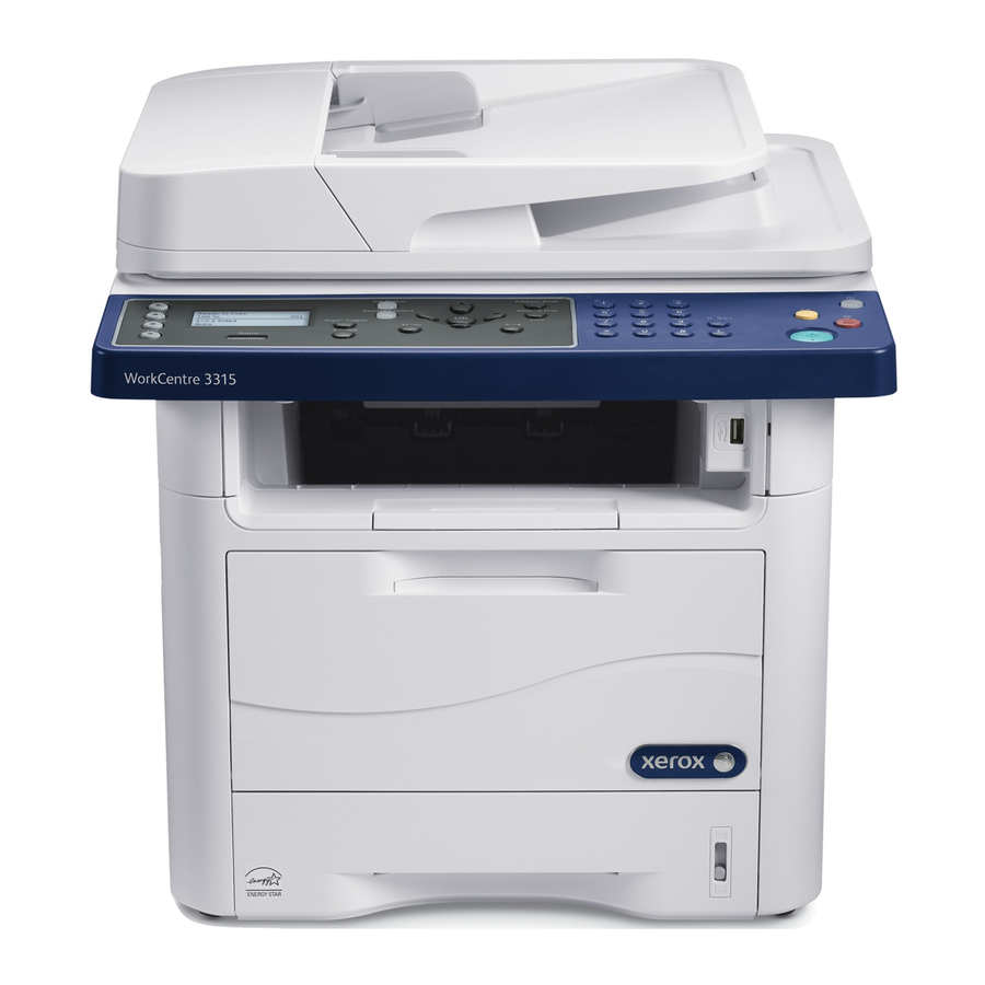 XEROX WORKCENTRE 3315DN SYSTEM ADMINISTRATOR MANUAL Pdf Download | ManualsLib