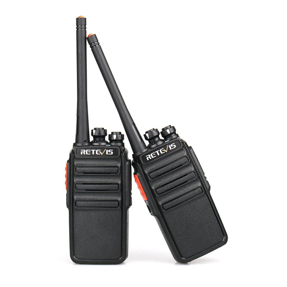 RETEVIS RT24 USER MANUAL Pdf Download | ManualsLib