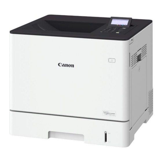 CANON COLOR IMAGECLASS LBP712CDN SERVICE MANUAL Pdf Download | ManualsLib