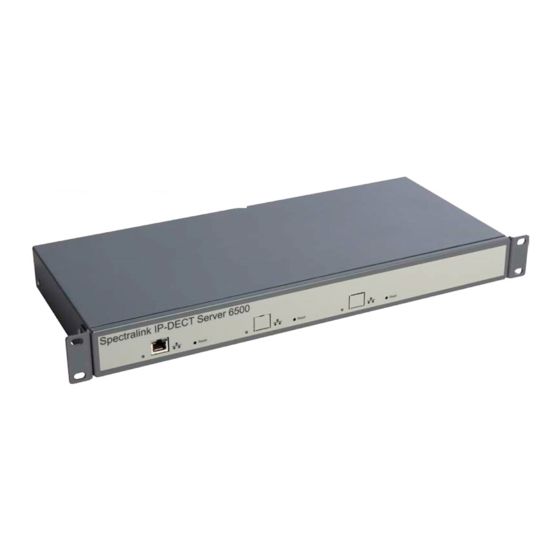 SPECTRALINK IP-DECT SERVER 6500 SPECIFICATIONS Pdf Download | ManualsLib