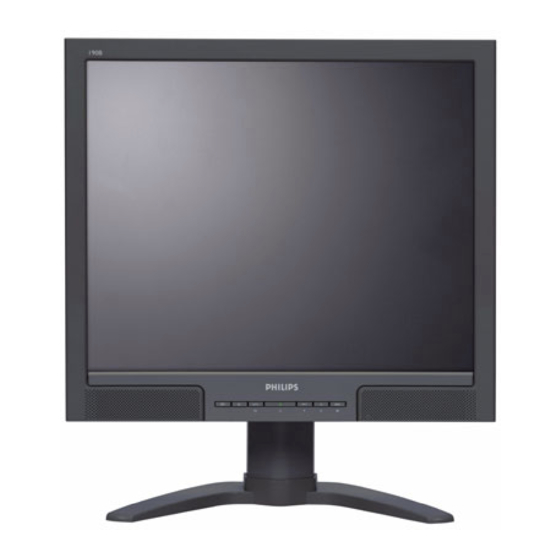 PHILIPS 190B8CB SPECIFICATIONS Pdf Download | ManualsLib