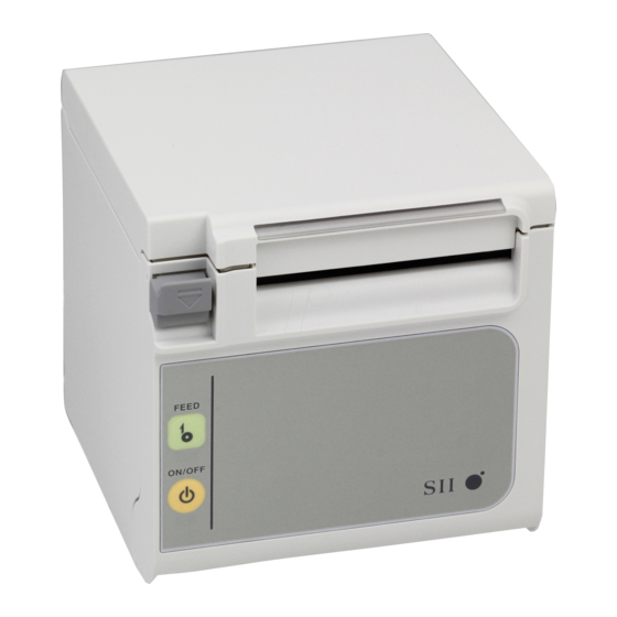 SII RP-E10 SERIES USER MANUAL Pdf Download | ManualsLib