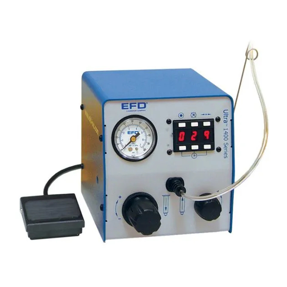 EFD ULTRA 1400 USER MANUAL Pdf Download | ManualsLib