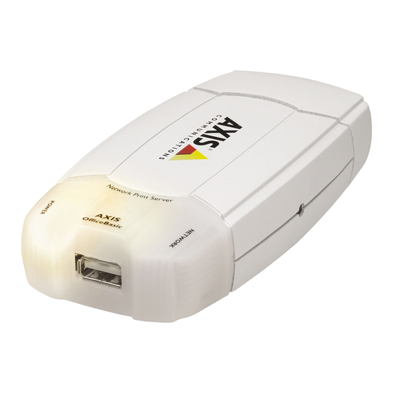 AXIS USB USER MANUAL Pdf Download | ManualsLib