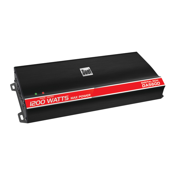 DUAL DA560D INSTALLATION & OWNER'S MANUAL Pdf Download | ManualsLib