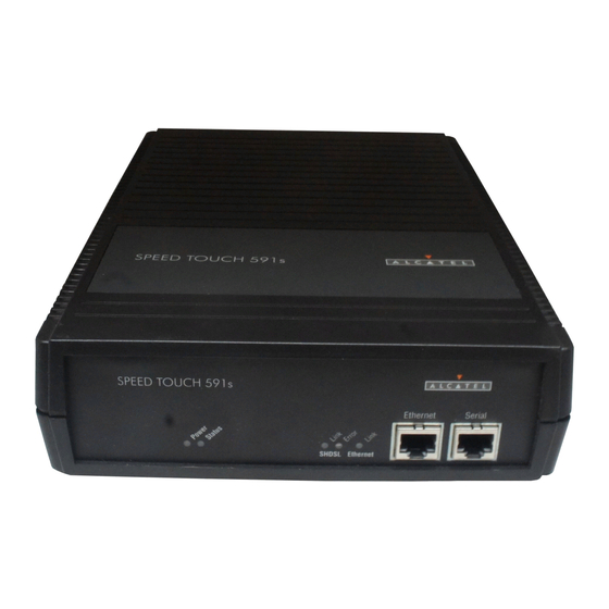 ALCATEL SPEED TOUCH 591S TECHNICAL USER'S MANUAL Pdf Download | ManualsLib