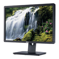 User Manuals: Dell P2213 Backlit LCD Monitor