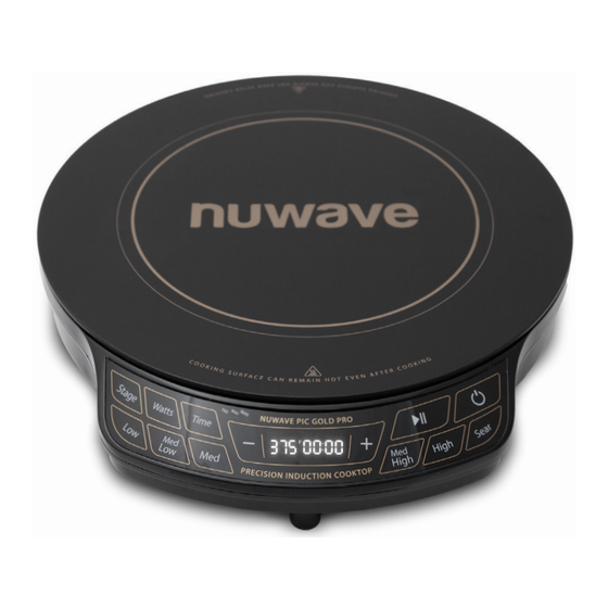 NUWAVE PIC GOLD PRO OWNER'S MANUAL Pdf Download | ManualsLib