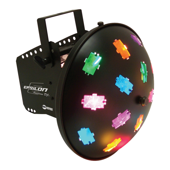 AMERICAN DJ EPSILON USER INSTRUCTIONS Pdf Download | ManualsLib