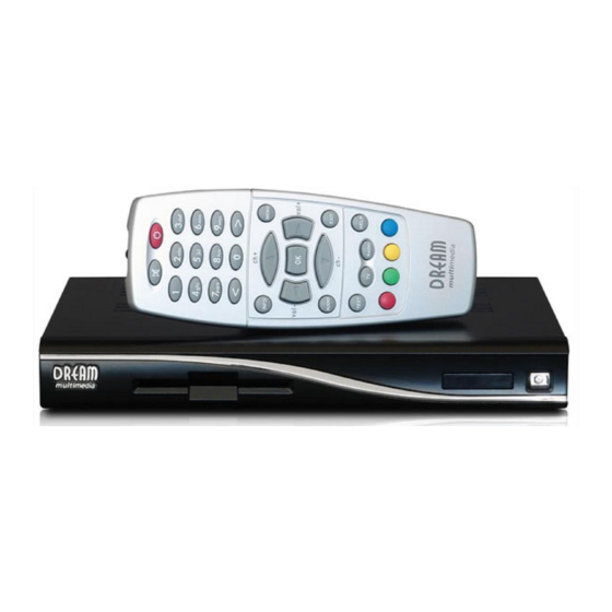 DREAM MULTIMEDIA DREAMBOX DM 100 USER MANUAL Pdf Download | ManualsLib