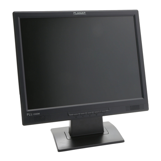 PLANAR PL1500M USER MANUAL Pdf Download | ManualsLib