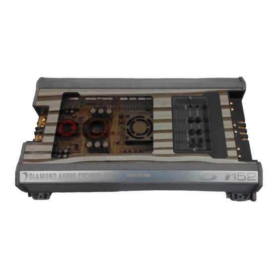 DIAMOND AUDIO D7 REFERENCE MANUAL Pdf Download | ManualsLib