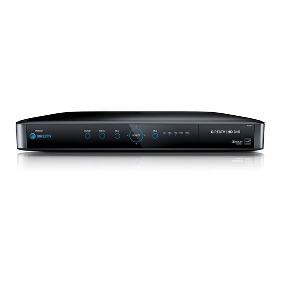 DIRECTV HD DVR USER MANUAL Pdf Download | ManualsLib