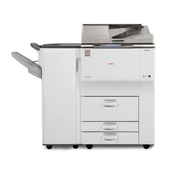 SAVIN MP 6002 SPECIFICATIONS Pdf Download | ManualsLib