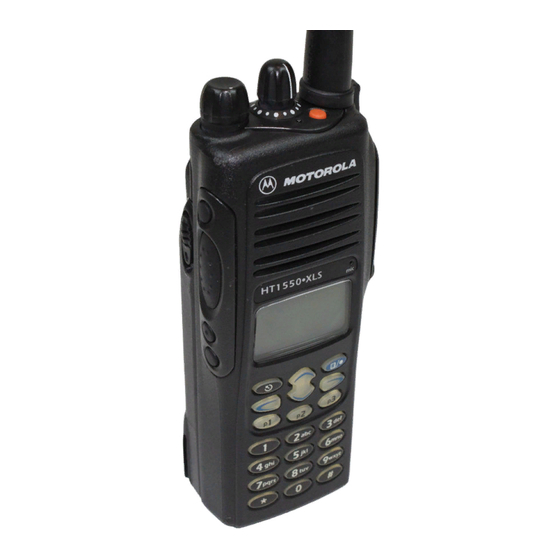 MOTOROLA HT1550-XLS USER MANUAL Pdf Download | ManualsLib