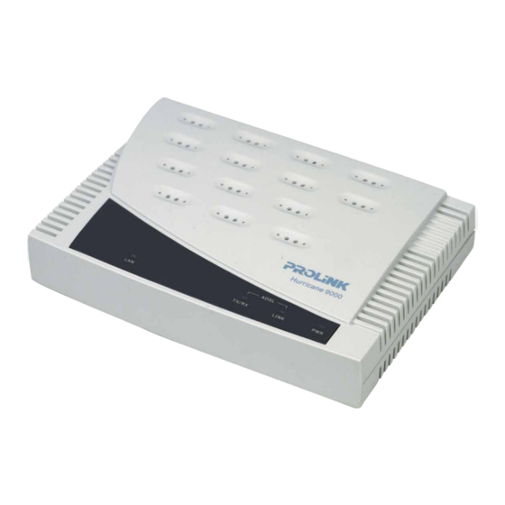 PROLINK HURRICANE 9000 USER MANUAL Pdf Download | ManualsLib