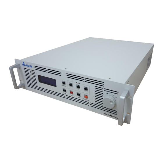 DELTA HPH 20KA01KAT POWER SUPPLY USER MANUAL ManualsLib