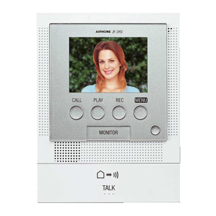 AIPHONE JF-2HD SPECIFICATION Pdf Download | ManualsLib