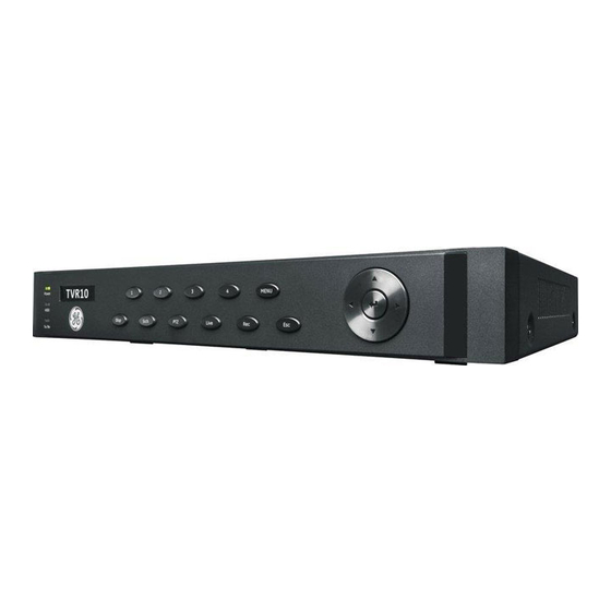 GE SECURITY TRUVISION DVR 10 USER MANUAL Pdf Download | ManualsLib