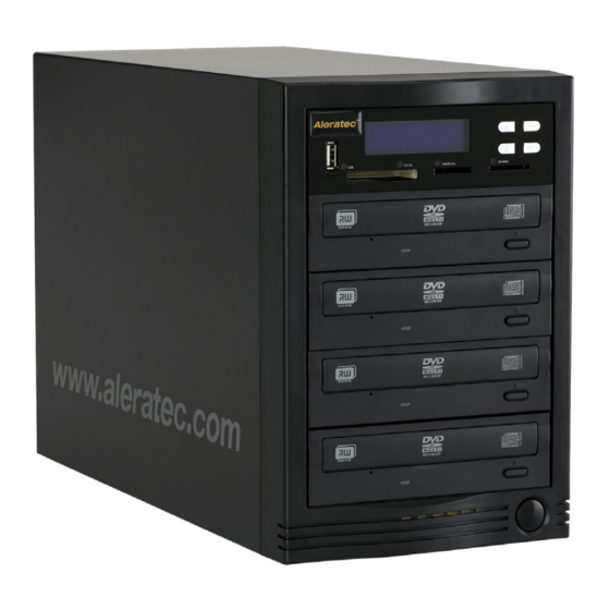 ALERATEC DVD/CD FLASH COPY TOWER USER MANUAL Pdf Download | ManualsLib