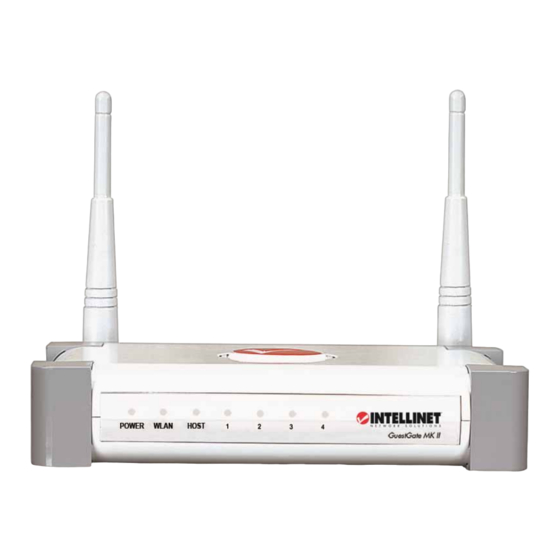 INTELLINET GUESTGATE MK II USER MANUAL Pdf Download | ManualsLib