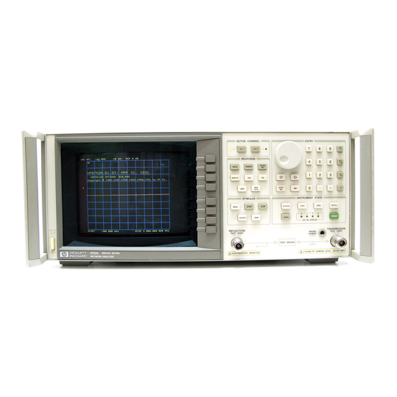 HP 8572A USER MANUAL Pdf Download | ManualsLib