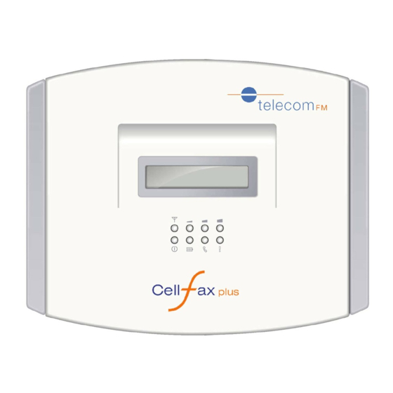 TELECOM CELLFAX PLUS INSTALLATION AND USER MANUAL Pdf Download | ManualsLib