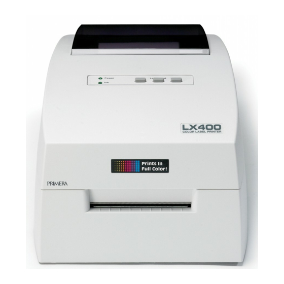 PRIMERA LX400E USER MANUAL Pdf Download | ManualsLib