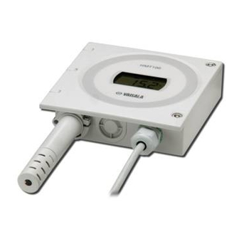 VAISALA HMT100 USER MANUAL Pdf Download | ManualsLib