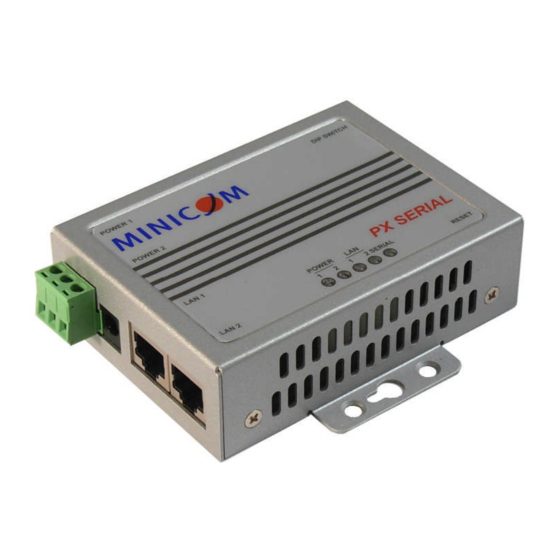 MINICOM 0SU70033 USER MANUAL Pdf Download | ManualsLib