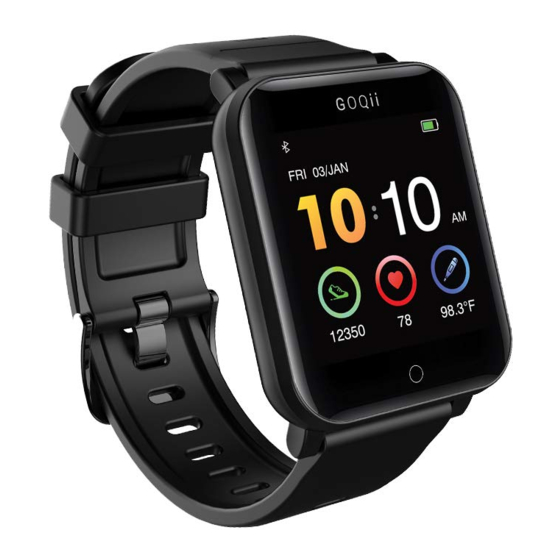 Goqii SMART VITAL Manuals | ManualsLib