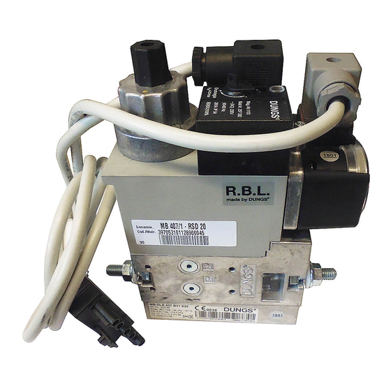 RIELLO MB 405/1 INSTALLATION, USE AND MAINTENANCE INSTRUCTIONS / SPARE ...