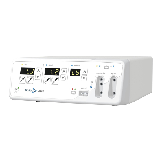EMED ES120 OPERATION MANUAL Pdf Download | ManualsLib