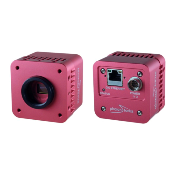 PHOTON FOCUS MV1-D1312-3D02 SERIES USER MANUAL Pdf Download | ManualsLib