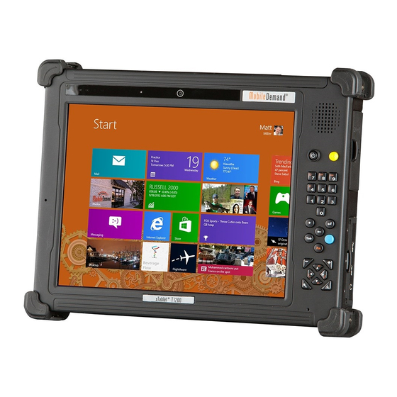 MOBILEDEMAND XTABLET T1200 USER MANUAL Pdf Download | ManualsLib