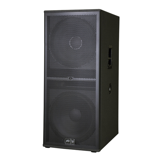 PEAVEY SP 218BX SPECIFICATIONS Pdf Download | ManualsLib