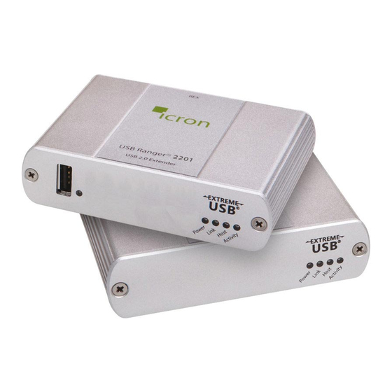 ICRON USB RANGER 2201 USER MANUAL Pdf Download | ManualsLib