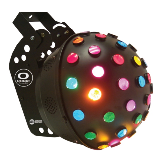 AMERICAN DJ O-DOME USER INSTRUCTIONS Pdf Download | ManualsLib