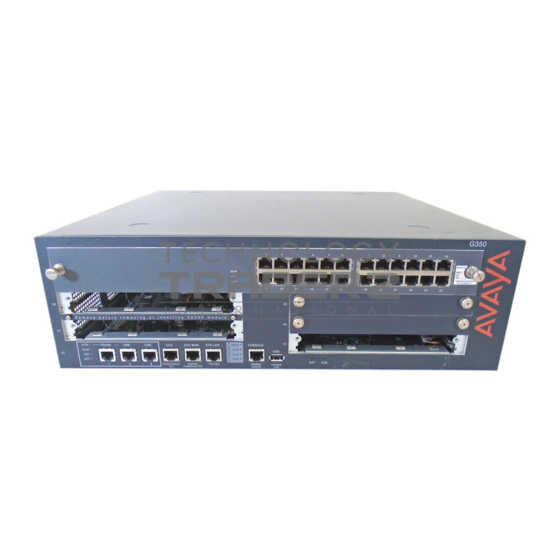 AVAYA G250 ADMINISTRATION Pdf Download | ManualsLib